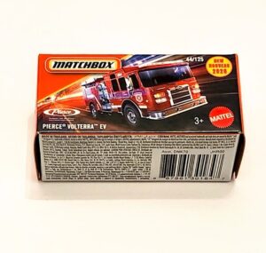 Matchbox 2026 Power Grabs #44 Pierce Volterra EV Fire Truck Red JHR00 ...